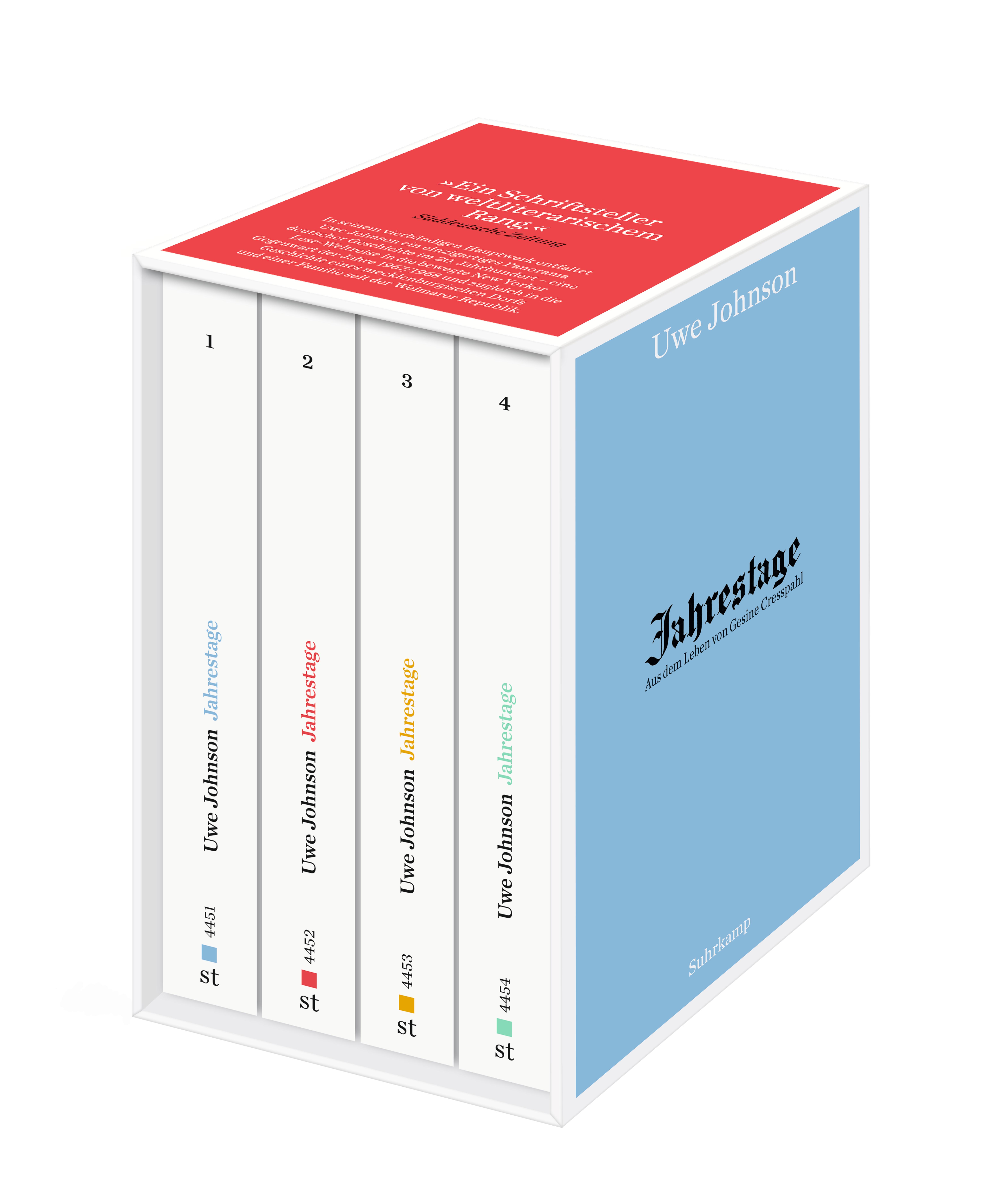 Jahrestage 1–4. Buch von Uwe Johnson (Suhrkamp Verlag) Jahrestage 1–4. Buch von Uwe Johnson (Suhrkamp Verlag)